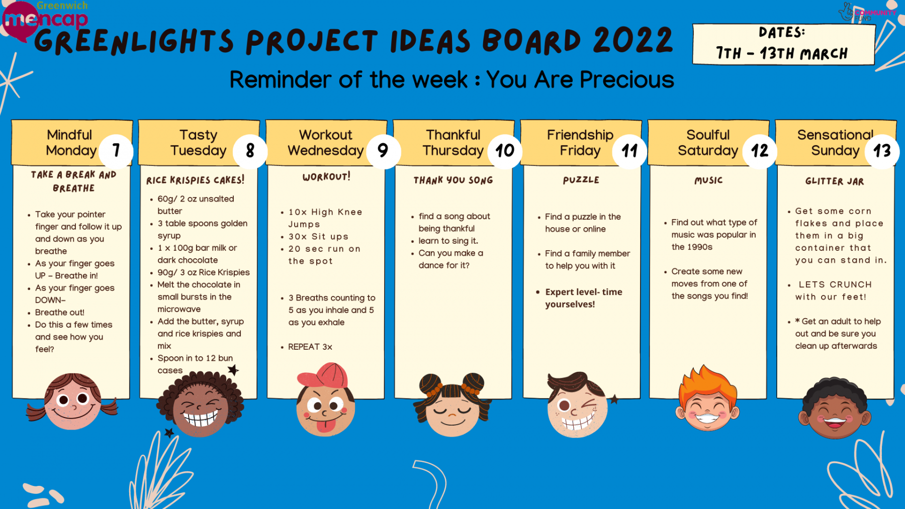 Challenge Boards – Greenwich Mencap