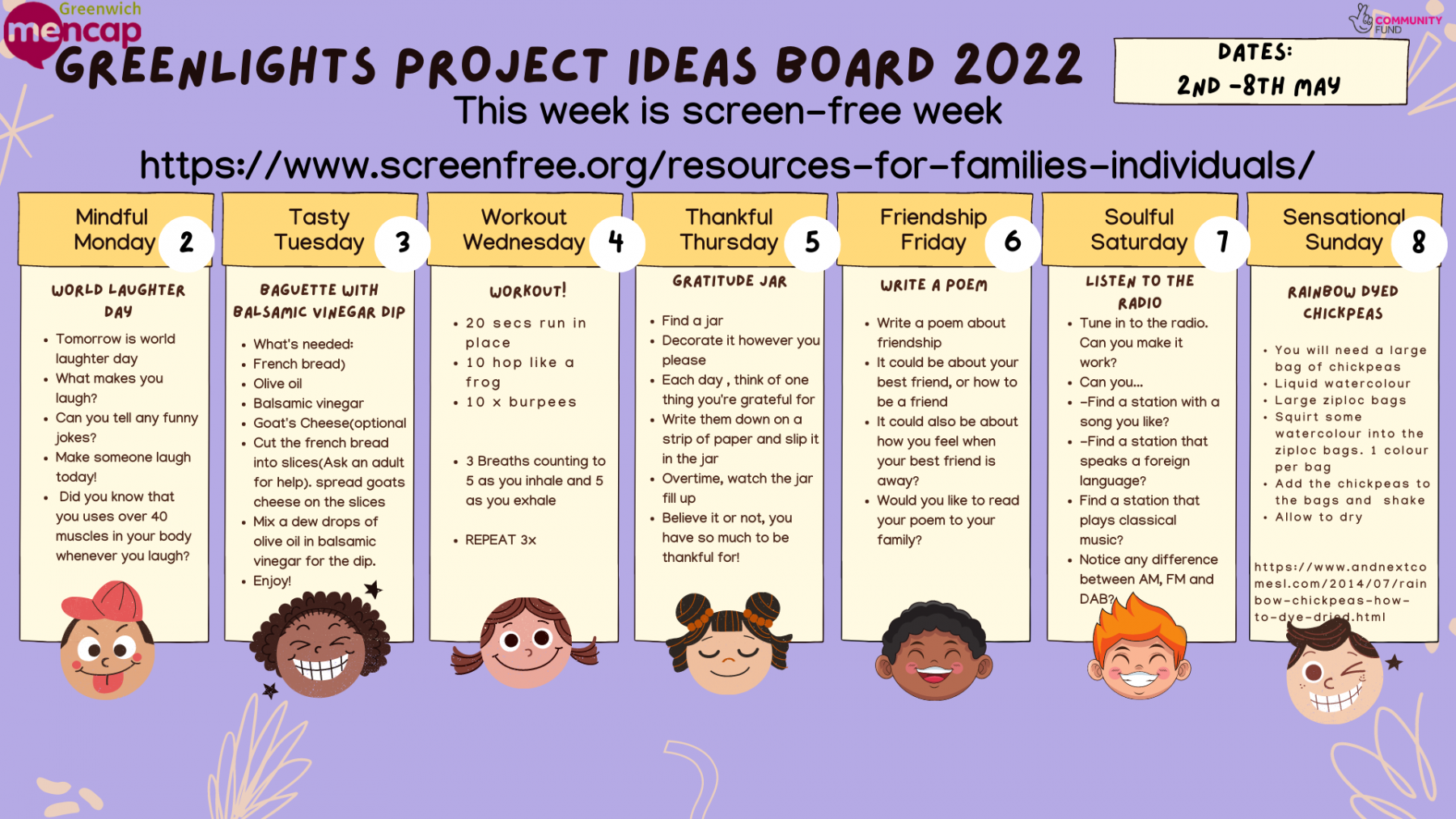 Challenge Boards – Greenwich Mencap